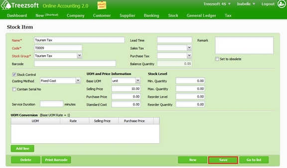 tourism tax - How to Insert Tourism tax on top of GST? - Treezsoft Blog