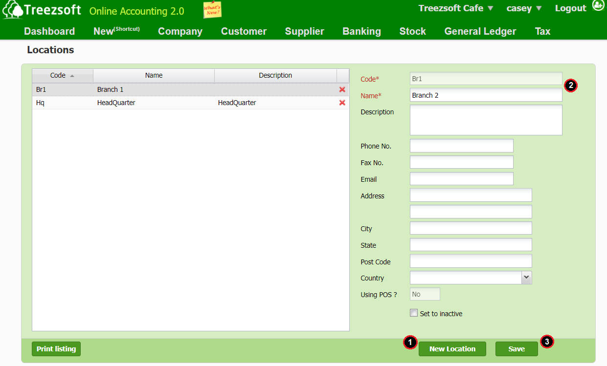 location - How to set up locations (Branches) in Treezsoft? - TreezSoft Blogs