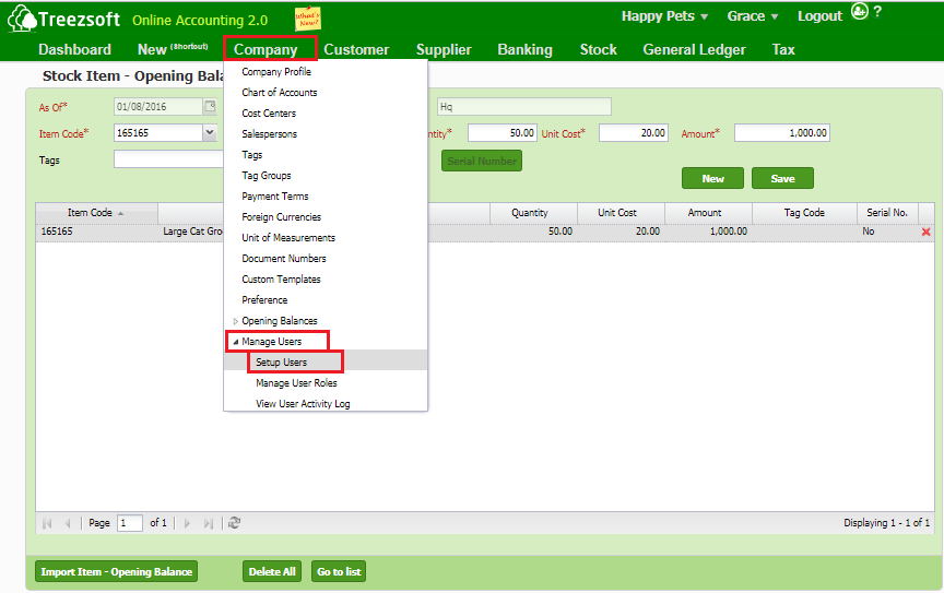 user - How to manage my account's user? - Setup users (1/3) - TreezSoft ...