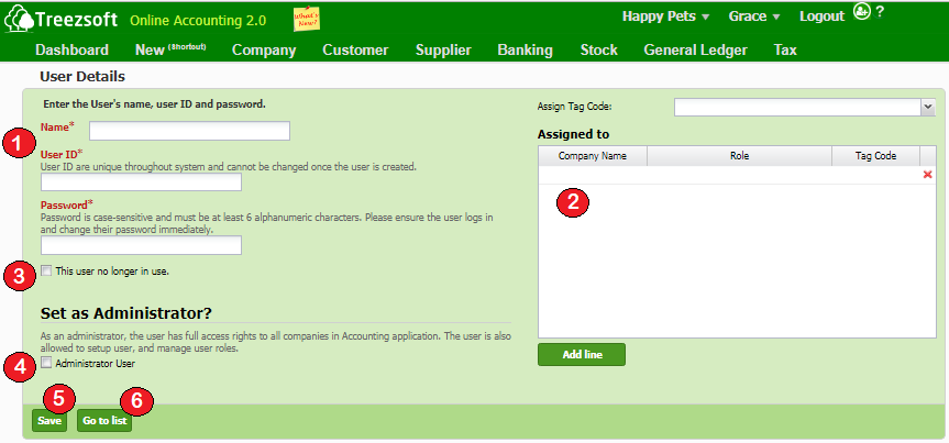 user - How to manage my account's user? - Setup users (1/3) - TreezSoft ...