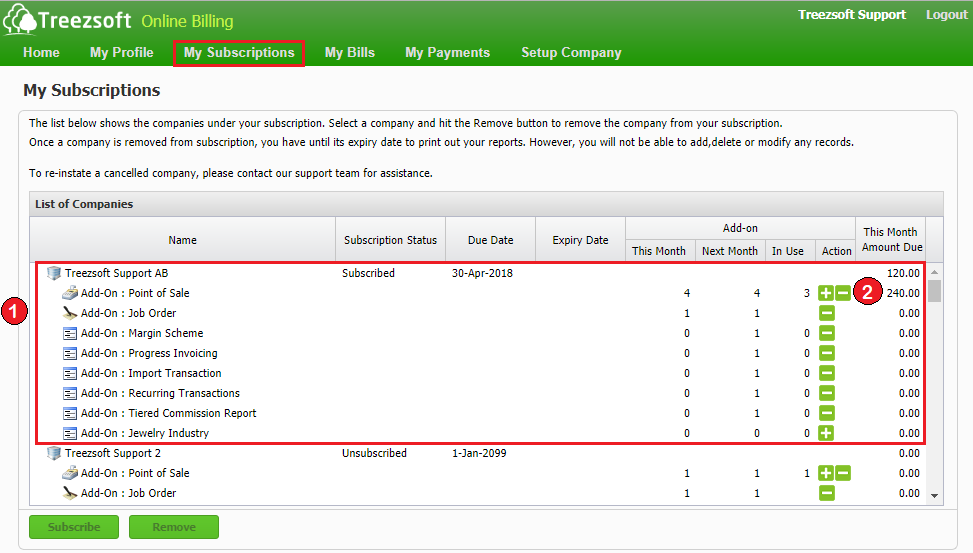 add-on - How to subscribe to add-ons in TreezSoft? - TreezSoft博客