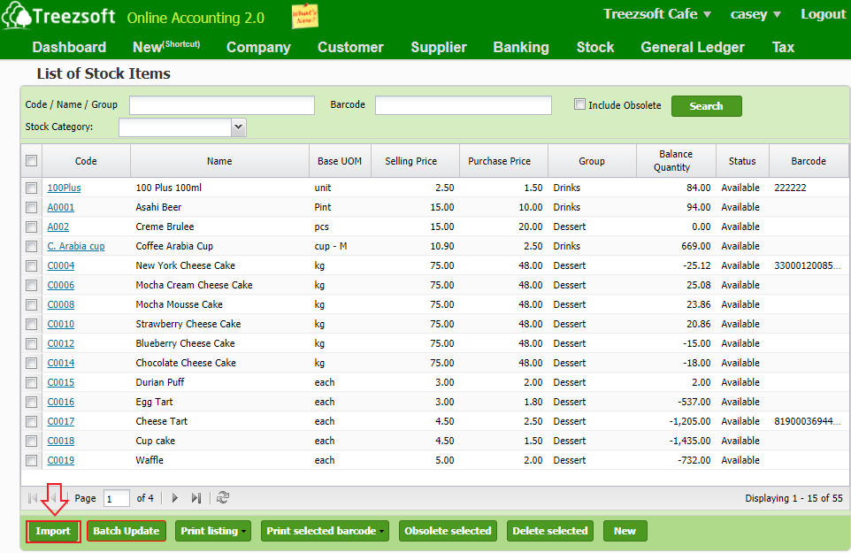 import - Import functions in TreezSoft - Part 2 - TreezSoft Blogs