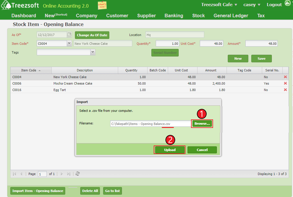 import - Import function in TreezSoft - Part 1 - TreezSoft Blogs