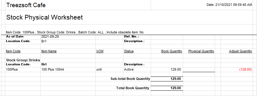 stock - How to upload physical worksheet for stock take? - Treezsoft Blog