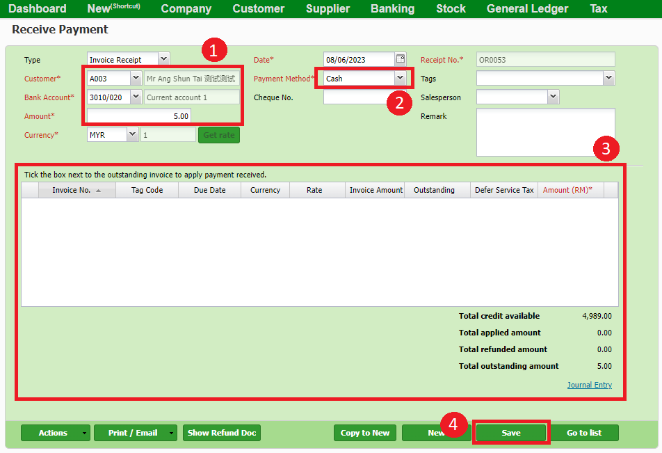 Overpayment Record An Overpayment On Cash Sales Treezsoft Blog overpayment-record-an-overpayment-on-cash-sales-treezsoft-blog
